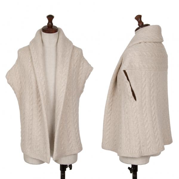 45rpm 45R ケーブル編みニットベスト ベージュ0 【レディース】 : k-128855 : プレイフル Yahoo!ショッピング店 - 通販 - Yahoo!ショッピング