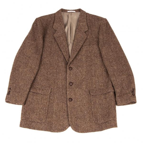 PAPAS パパスPapas ハリスツイード3Bジャケット 茶他緑L48 【メンズ】 : プレイフル Yahoo!ショッピング店 - 通販 - Yahoo!ショッピング