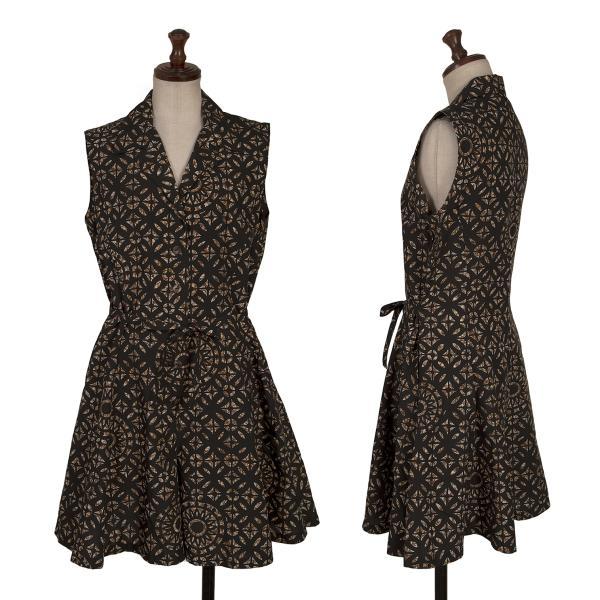 Jean Paul Gaultier ジュニアゴルチエJUNIOR GAULTIER ポリ総柄プリントオールインワンショーツ 黒ベージュ40 【レディース】 : プレイフル Yahoo ...