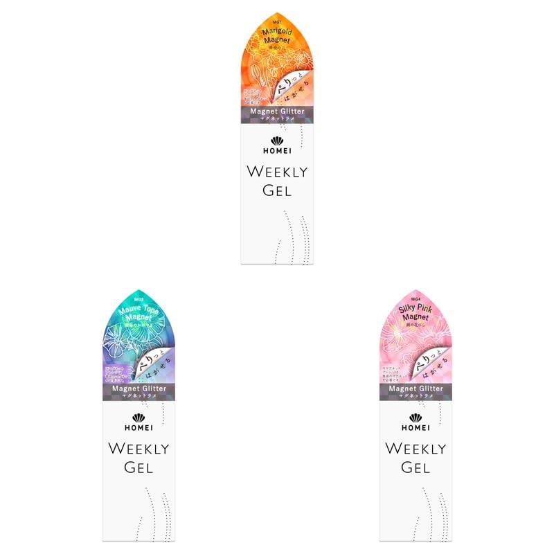 HOMEI ホーメイ ウィークリージェル マグネットラメ MG1・MG3・MG4 : PLAZA オンラインYahoo!ショッピング店 - 通販 - Yahoo!ショッピング