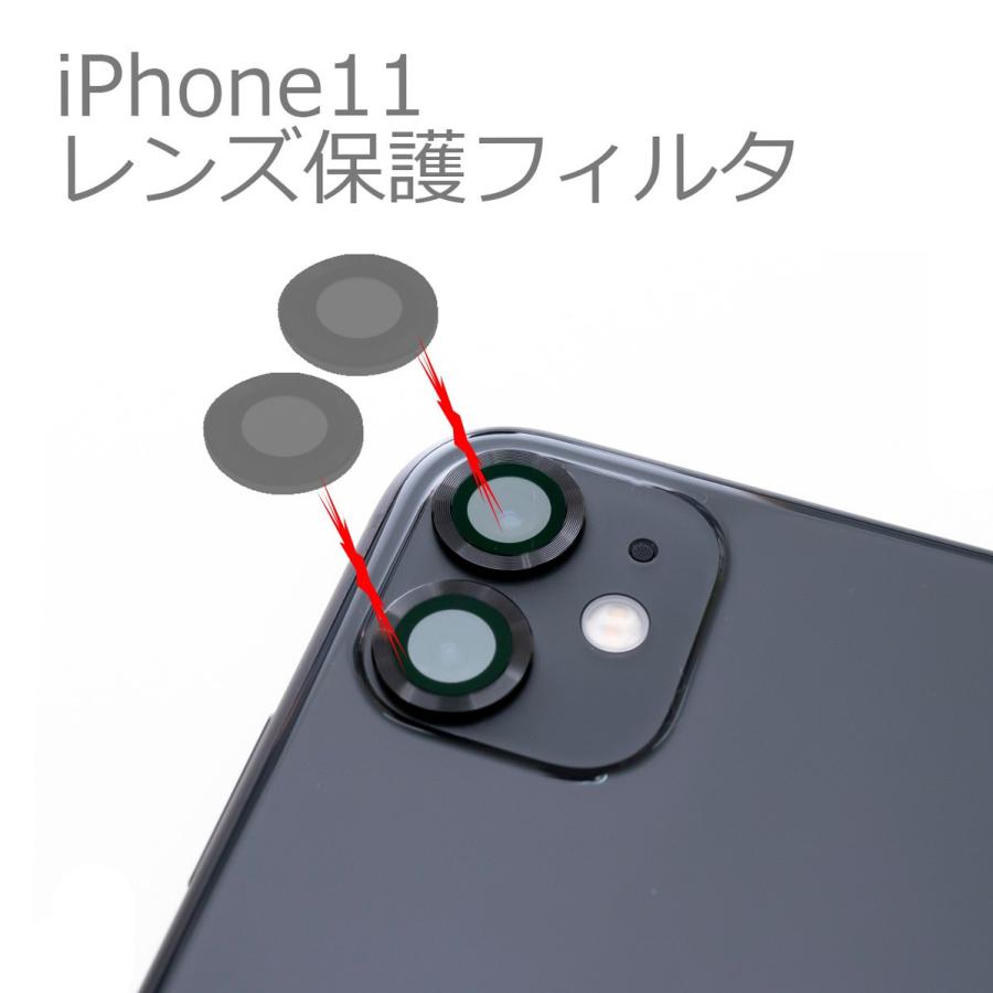 RZ11 iPhone11 レンズカバー レンズ 保護 レンズフィルム 保護フィルム 保護ガラス フィルタ プロテクター 透過率99% 耐衝撃 ...