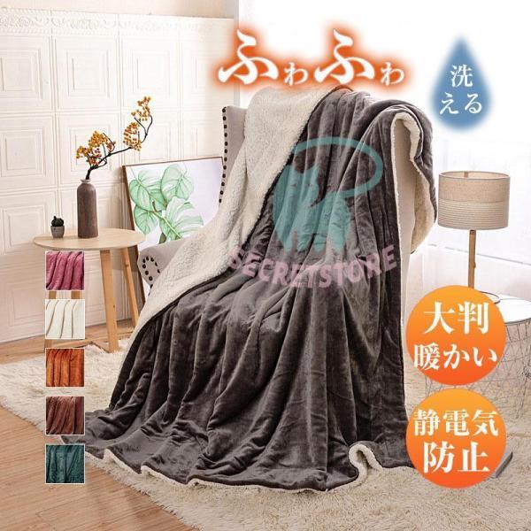 ブランド登録なし ひざ掛け 毛布 ブランケット シングル 二枚合わせ 暖かい フランネル ボア おしゃれ 掛け毛布 厚手 あったか 冬 ふわふわ 大判 プレゼント : PleasantDay ...