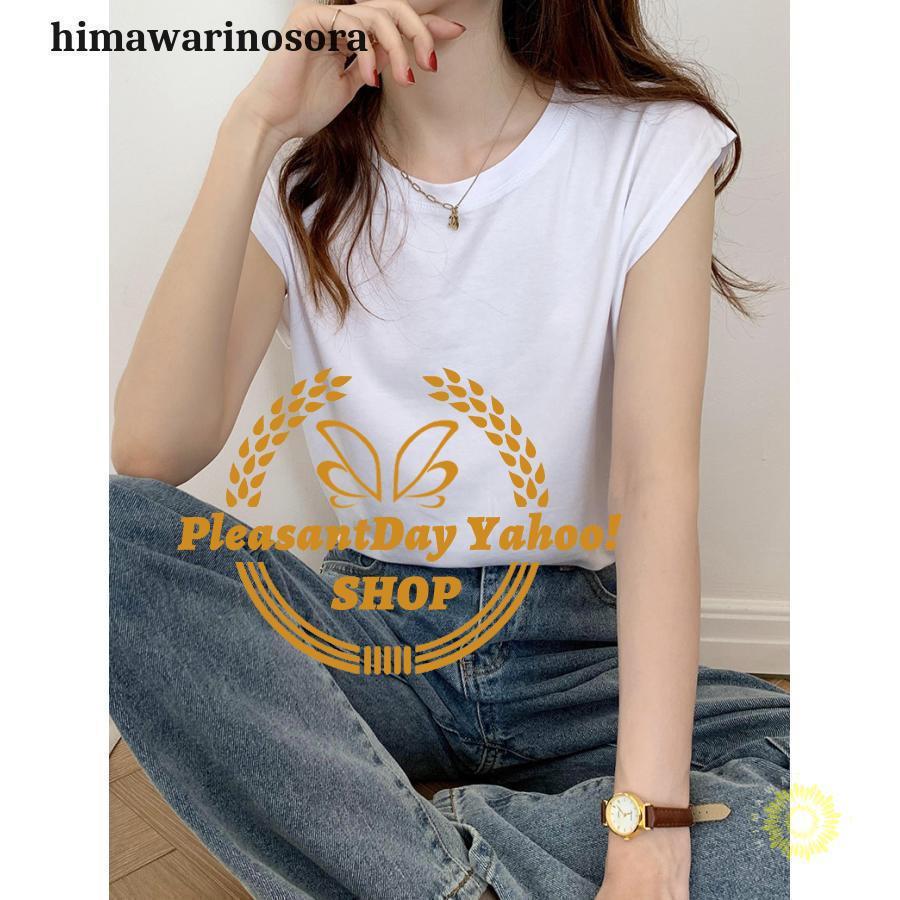 Tシャツ ノースリーブ 無地 ベーシックカラー ゆったり レディース トップス :pd-tpps052711:PleasantDay Yahoo!SHOP - 通販 - Yahoo!ショッピング