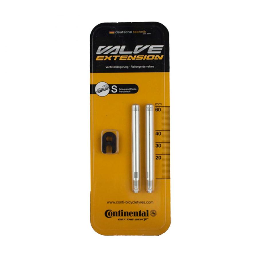 コンチネンタル(Continental) VALVE EXTENSION FOR PRESTA 60MM 2pcs 入数:2個 FVバルブ用 ...