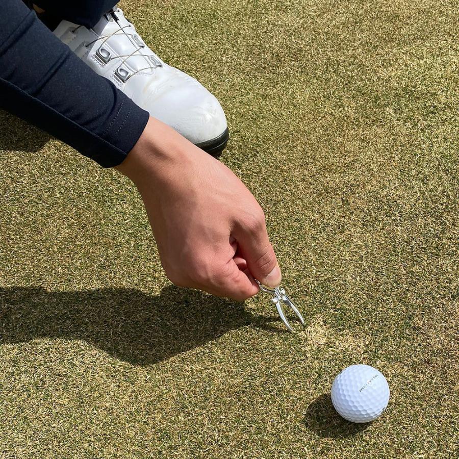 ゴルフ グリーンフォーク イニシャル 刻印 誕生石 12月 ゴルフ用品