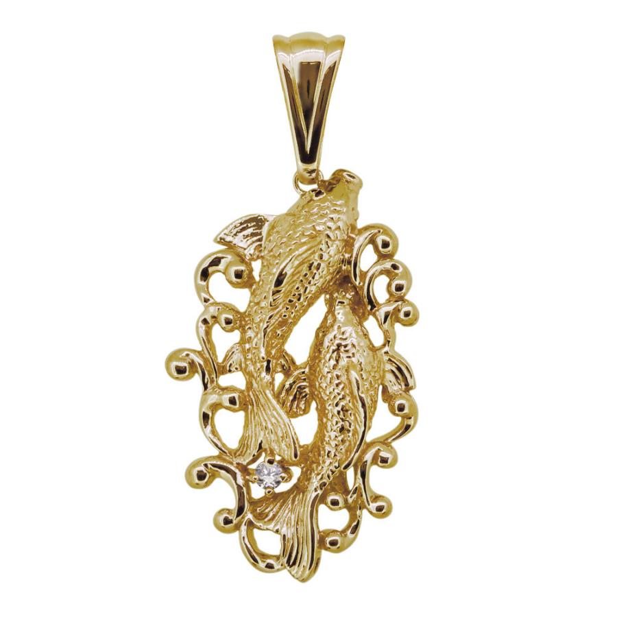 ペンダントトップ メンズ ネックレス 喜平用 ダイヤモンド 4月誕生石 k10 コイ 鯉 : PLEJOUR (プレジュール) - 通販 - Yahoo!ショッピング