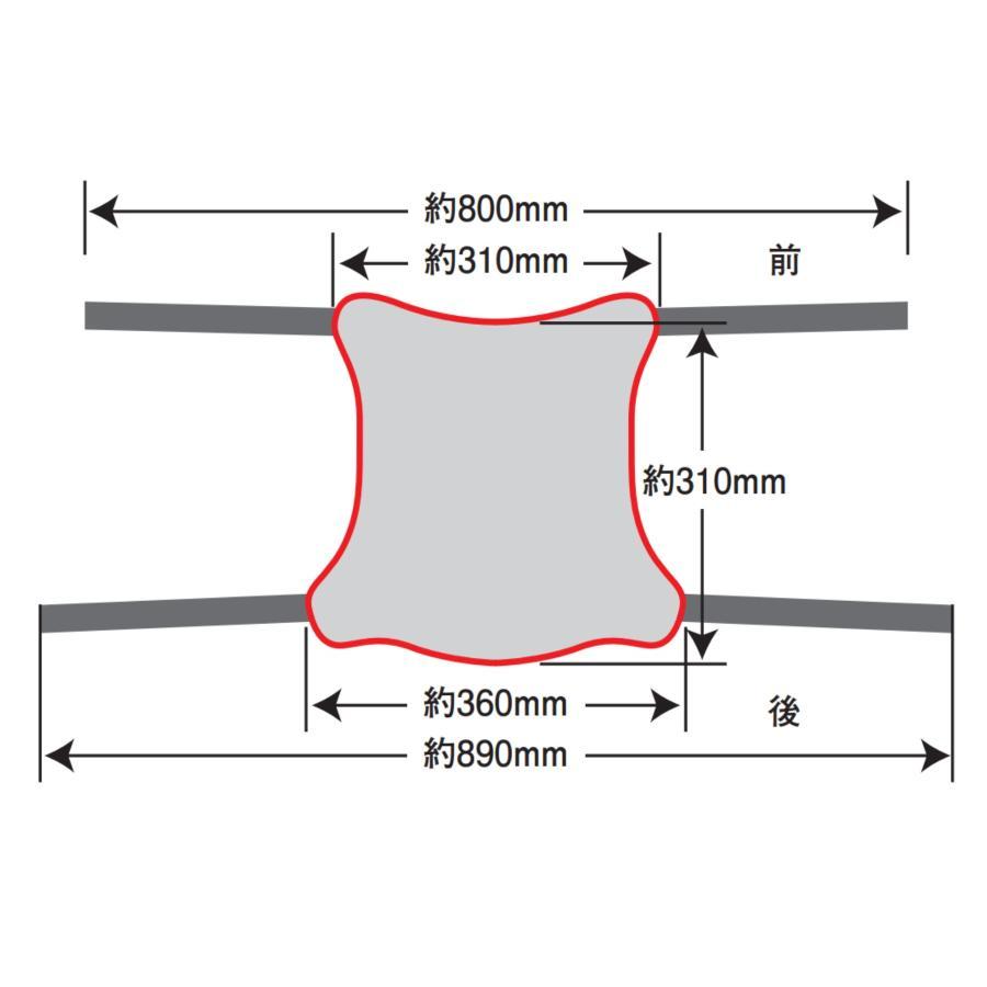 EFFEX エフェックス MESH SEAT COVER GEL-ZAB R(ゲルザブR)形状 310/360x310mm エクスジェル (EXGEL) EHZ3 : バイク・クルマパーツ ...