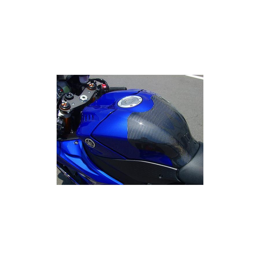 CLEVER WOLF クレバーウルフレーシング(CLEVER Racing) タンクプロテクター カーボン 綾織 YZF-R6 2017R6 ...