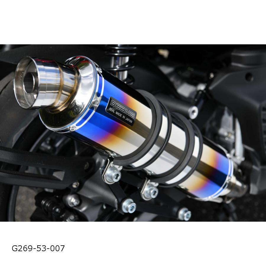 BEAMS (ビームス) R-EVO ヒートチタンサイレンサー X FORCE 8BK-SG79J G269-53-007 : バイク&車 ...