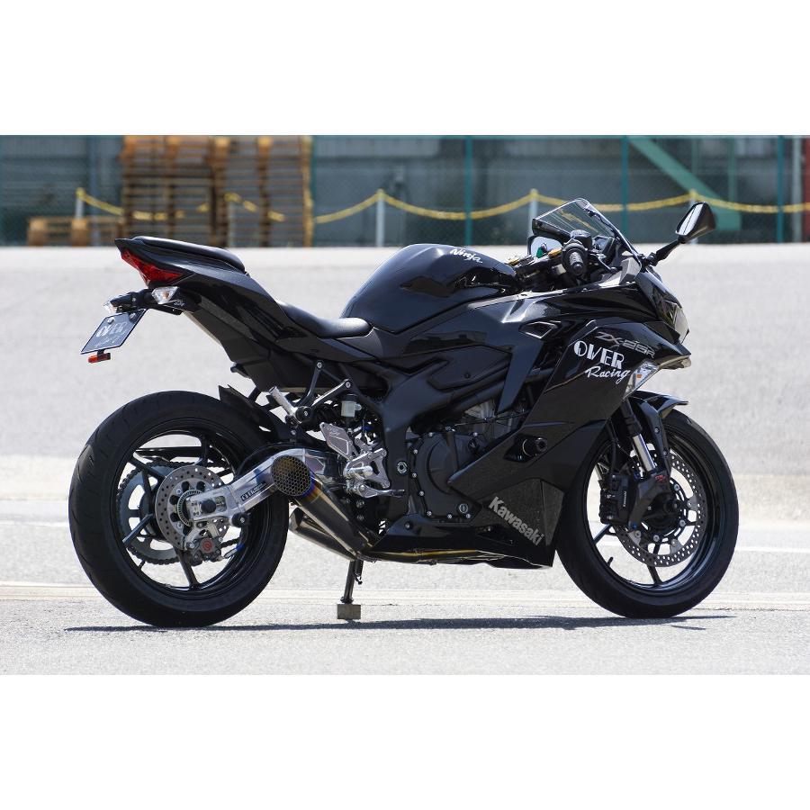 OVER RACING (オーバーレーシング) チタンメガホンマフラー 4-2-1 ZX-25R ZX-25RSE エンド焼き有 :1506 ...