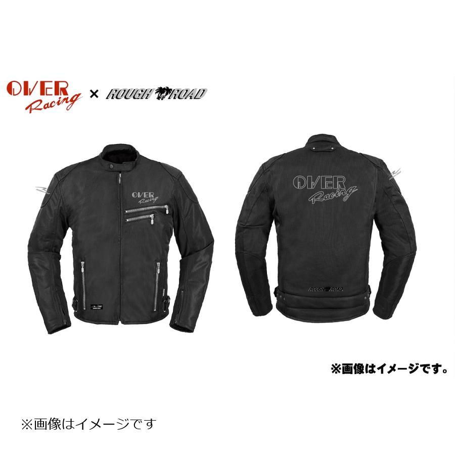 OVER RACING (オーバーレーシング) ライディングZIPメッシュジャケットEM LLサイズ OVERxラフアンドロード LL 95 ...