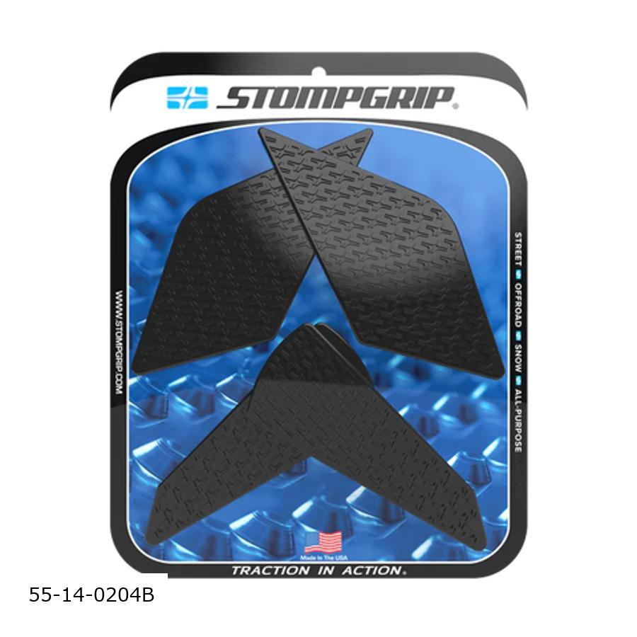 STOMPGRIP (ストンプグリップ) トラクションパッドタンクキット ブラック ICON ZX-4R/ZX-4RR 55-14-0204B ...