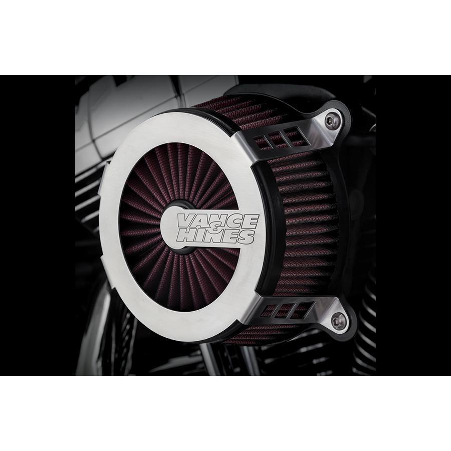 VANCE＆HINES VANCE & HINES (バンスアンドハインズ) VO2 エアインテイク Cage Fighter ケージファイター ステンレス M8 : バイク&車パーツ プロト ...