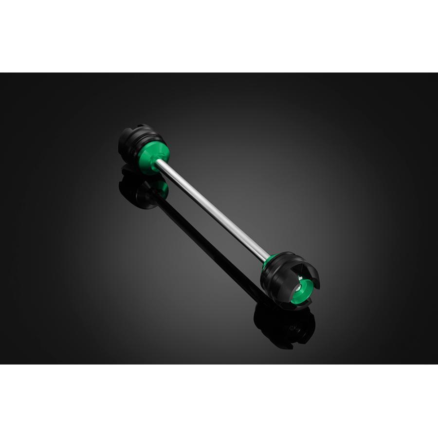 BIKERS BIKERS(バイカーズ) フロントアクスルスライダー アクスルプロテクター グリーン GROM グロム : バイク&車パーツ ...