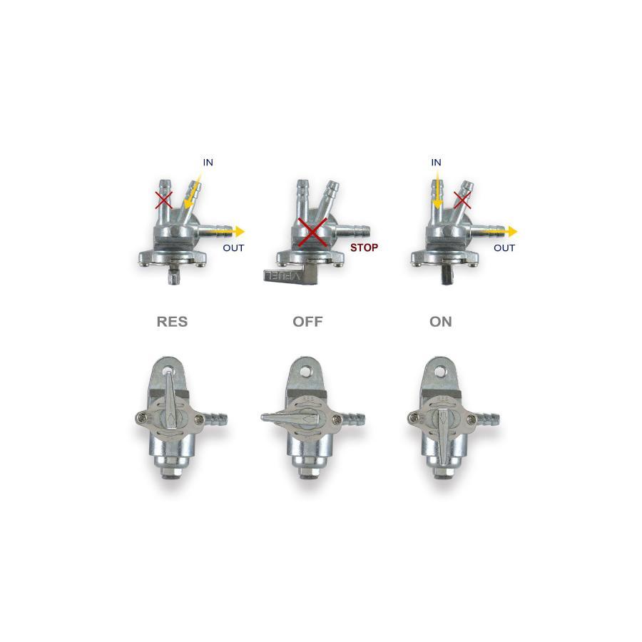plot [特価品]プロト ガソリンコック リザーブツキ 6mm用 参考ホース外径10mm PGR0010 : バイク&車パーツ プロト公式 ...