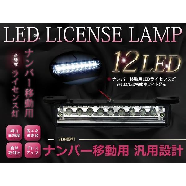 JA11 JA12 SJ30 JA22 JB23 JB33 JB43 ジムニー LEDナンバー灯 9連 ホワイト 白 移動用 ライセンスランプ ナンバー灯ユニット : plum ...