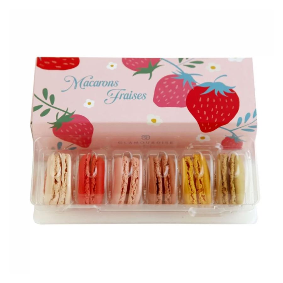 ホワイトデー 2024 お返し かわいい グラモウディーズ いちごのマカロン 6個入 Macarons Fraises クール便配送 :whi24-005:plumber - 通販 ...
