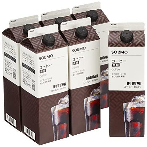 ブランド SOLIMO ドトールコーヒー アイスコーヒー 紙パック ダークロースト 1L×6本 : プラスワンショップYahoo!店 - 通販 - Yahoo!ショッピング