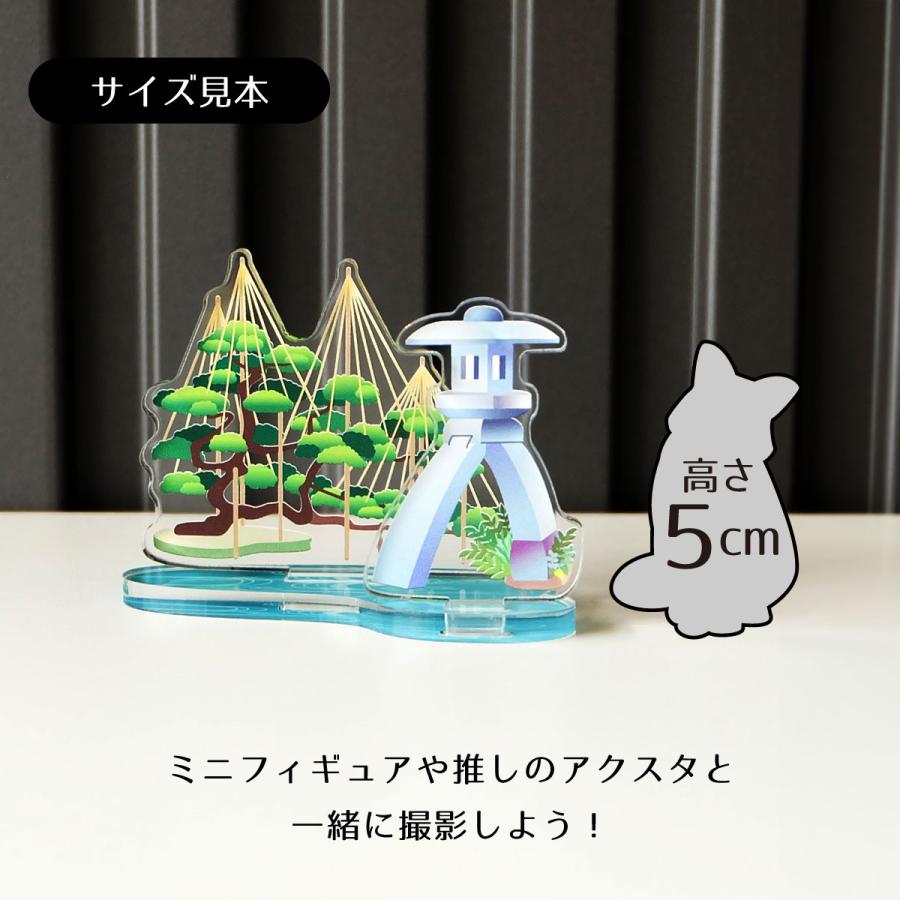 【Mサイズ】金澤名所アクリルスタンド 兼六園 W81×H63×D43mm : WORKSHOP PLUS SOLO - 通販 - Yahoo!ショッピング