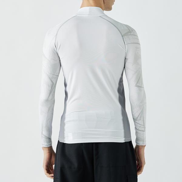 BT冷感・消臭 パワーストレッチ 長袖バックハイネックシャツ 3Lサイズ カモフラ×ホワイト おたふく手袋 JW-625 : プラスワンツール ...