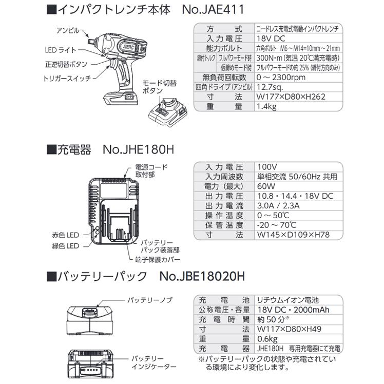 KTC 12.7sq.コードレストルクリミットインパクトレンチセット JTAE411A : プラスワンツールズ - 通販 - Yahoo!ショッピング