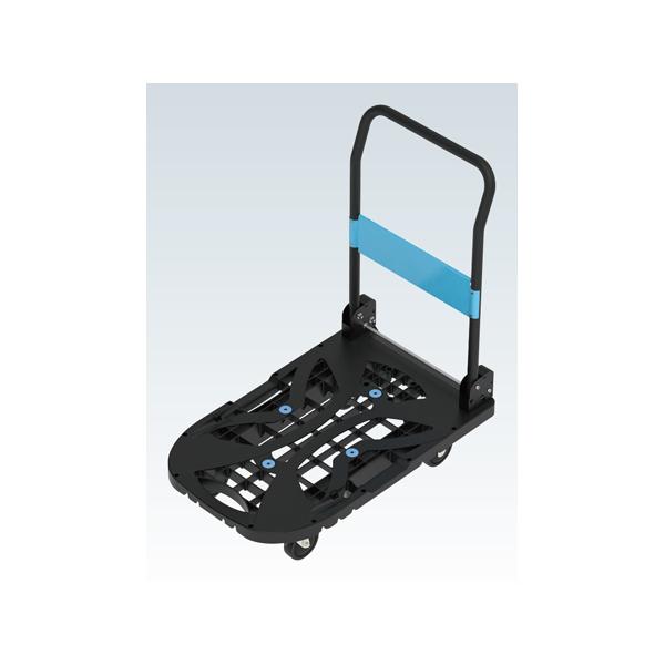 サカエ 樹脂台車 スカイキャリー 折りたたみ式 W780×D490×H890mm SKC-780BK : プラスワンツールズ - 通販 - Yahoo!ショッピング