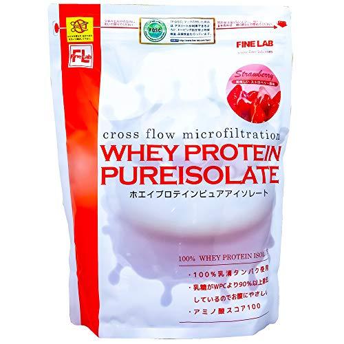 ファインラボ ホエイプロテイン ピュアアイソレート 1kg ストロベリー風味 : plusa - 通販 - Yahoo!ショッピング