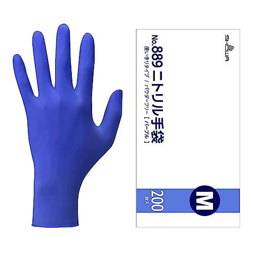 [ショーワグローブ] 200枚入 No.889 ニトリル手袋 Mサイズ 1函 パープル : plusa - 通販 - Yahoo!ショッピング