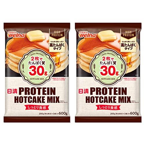 日清製粉ウェルナ PROTEIN HOTCAKE MIX プロテイン ホットケーキミックス 600g ×2袋 : plusa - 通販 - Yahoo!ショッピング