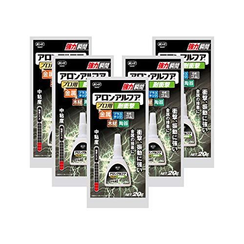 ボンド アロンアルファ プロ用耐衝撃 #31701 20g 5本入り : plusa - 通販 - Yahoo!ショッピング