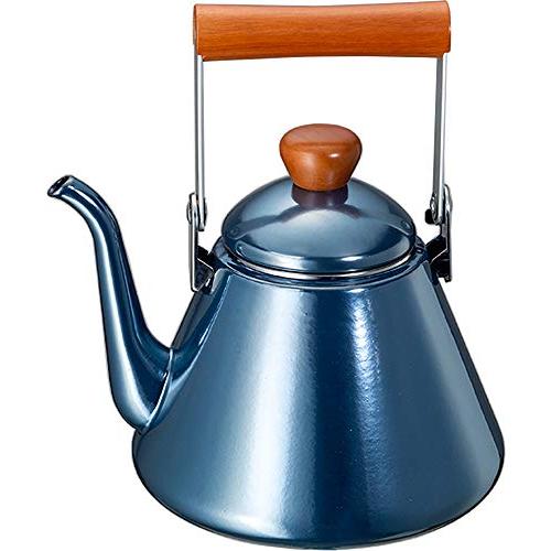 高木金属 コーヒーポット ドリップケトル IH対応 ホーロー 1.7L オニキスブルー ONB-1.7DKT : plusa - 通販 - Yahoo!ショッピング