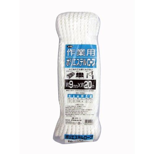 ユタカメイク ポリエステル作業用ロープ WRS‐2 9mm×20M : plusa4b5f9107e0 : plusa - 通販 - Yahoo!ショッピング