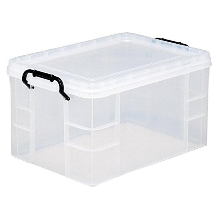 和泉化成 収納コンテナ 日本製 セーフティBOX5型クリア (幅35.8×奥53×高27.5cm) : plusa - 通販 - Yahoo!ショッピング