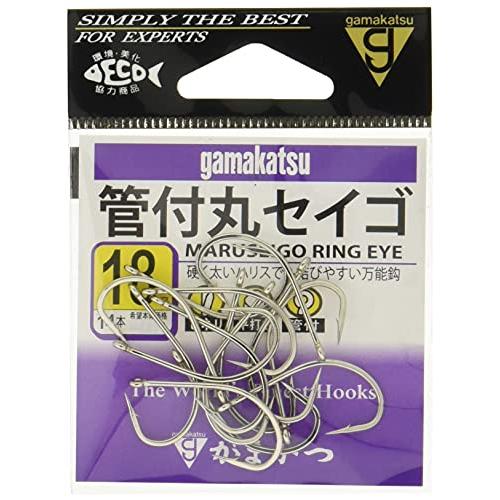 がまかつ(Gamakatsu) 管付丸セイゴ 白 18号 : plusa - 通販 - Yahoo!ショッピング