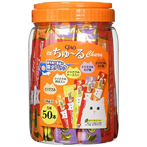 CIAO (チャオ) exちゅ~る ささみバラエティ 50本 : plusa93e5a8915d : plusa - 通販 - Yahoo!ショッピング
