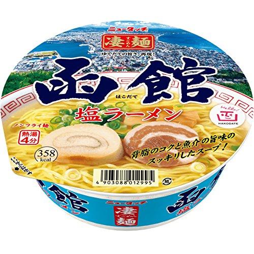 ニュータッチ 凄麺函館塩ラーメン 108g×12個 : plusa - 通販 - Yahoo!ショッピング