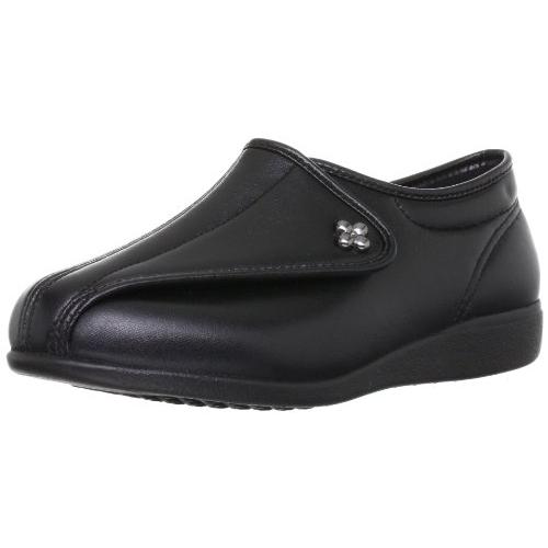 [快歩主義] 介護シューズ 軽量 転倒予防 リハビリ 幅広3E KHS L011 レディース ブラックスムース 22.5 cm 3E : plusae82f4bc4c7 : plusa ...