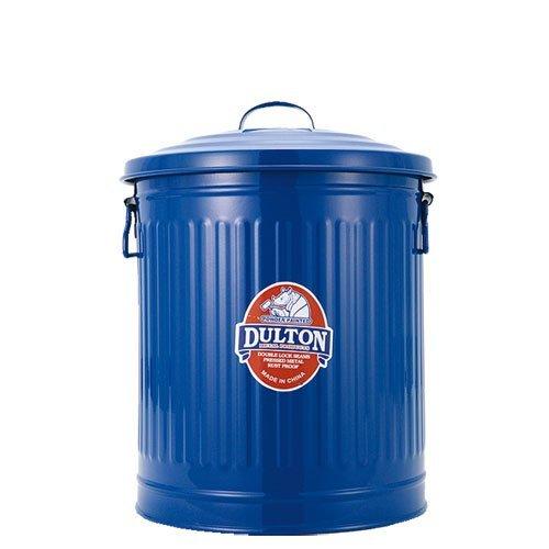 ダルトン(Dulton) ガベージカンSサイズ 12L ブルー ゴミを入れる物こそ綺麗だと思う物を使いたい ふた付きゴミ箱 ブリキ缶 高さ355 :plusaee853d0ef8:plusa ...