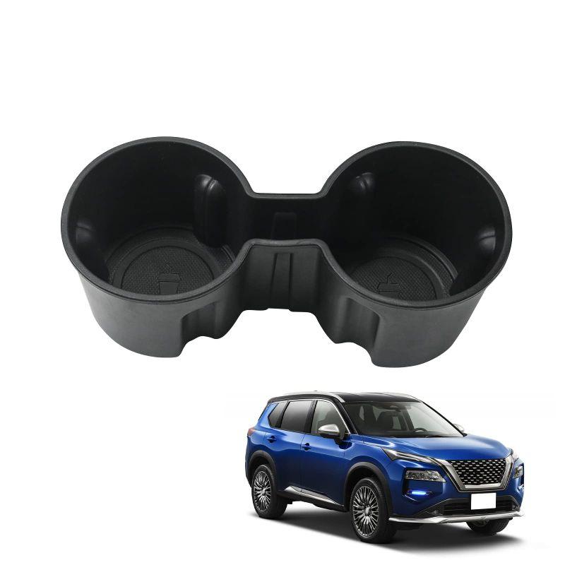 HUAHAO 日産 X-TRAIL エクストレイル 4代目 ドリンクホルダー T33/SNT33 車載用 コップホルダー コンソールボックス :20230710153937-01740 ...