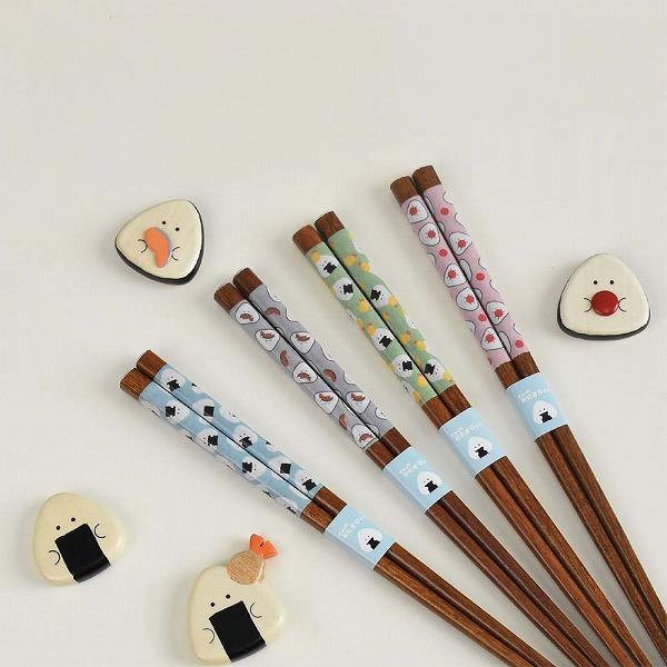 メール便送料無料 ぎゅっとおにぎりさん 和紙巻き箸 鮭 お箸 はし ハシ 子供 女性 雑貨 かわいい おしゃれ Sugar Land シュガーランド ギフト プレゼント ...