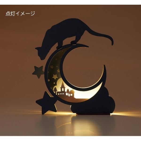 ライト 猫と月夜 W23-0005 セトクラフト SETOCRAFT 猫 ねこ 生き物 動物 照明 間接照明 テーブルランプ 卓上 おしゃれ プレゼント ギフト ポイント利用 : プラスマート ...