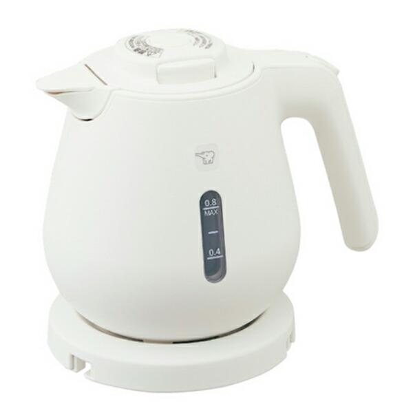 象印 電気ケトル 0.8L CK-DB08 WA ホワイト 象印マホービン ZOJIRUSHI 水量窓 安全設計 プレゼント ギフト : プラスマート ヤフー店 - 通販 - Yahoo!ショッピング