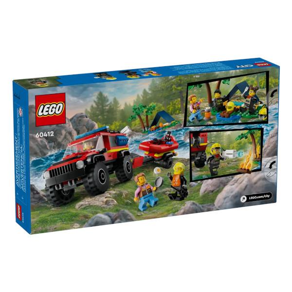 レゴ シティ 4WD消防車とレスキューボート 60412 LEGO おもちゃ ブロック プレゼント ギフト : 5702017582948 ...