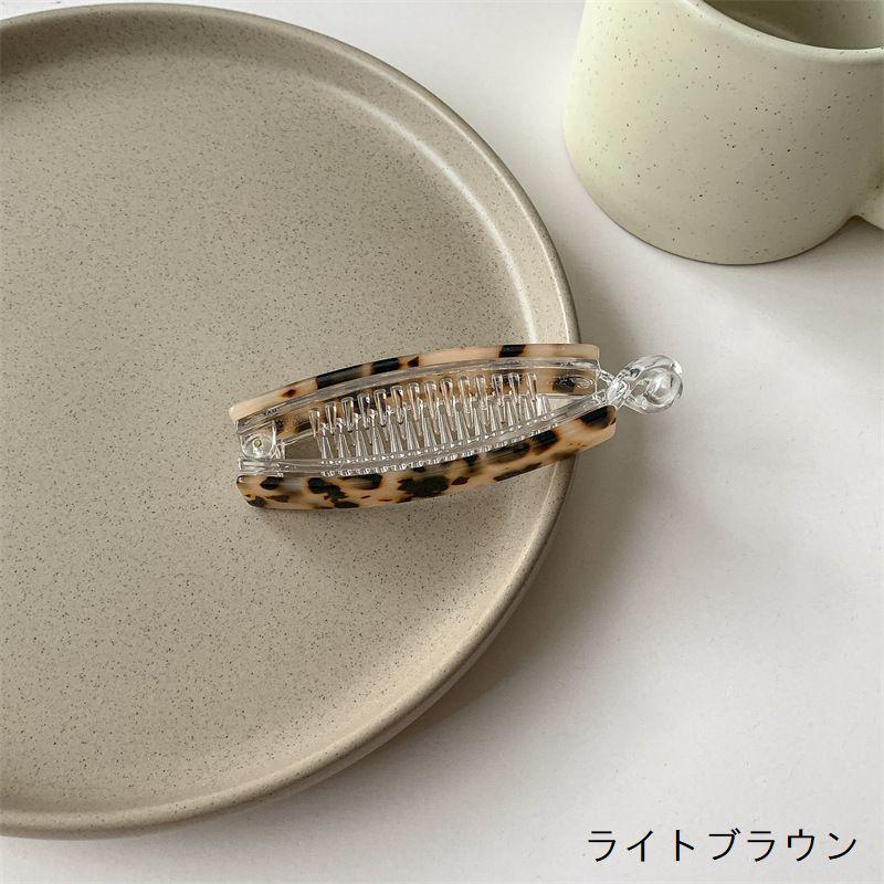 バナナクリップ ヘアクリップ ヘアアクセサリー レディース 髪留め 髪飾り べっ甲風 べっこう風 マーブル柄 クリア 透明 おしゃれ かわいい : acc-09300 : プラスナオYahoo ...