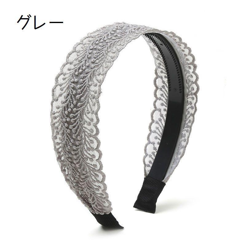 カチューシャ レディース 女性 ヘアアレンジ ヘッドアクセサリー ヘアアクセサリー 髪飾り レース かわいい おしゃれ : acc-53616 ...