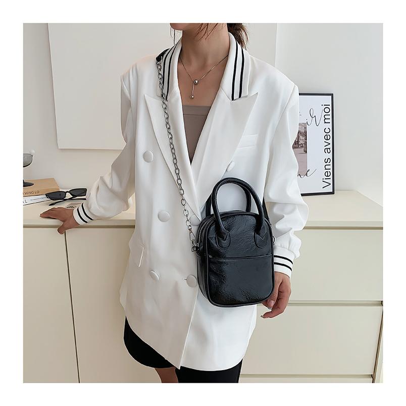 plusnao 2WAY ミニショルダーバッグ ハンドバッグ レディース レザー調 軽量 大容量 斜めがけ 手提げ 肩掛け チェーン 無地 スクエア : プラスナオYahoo!店 - 通販 ...