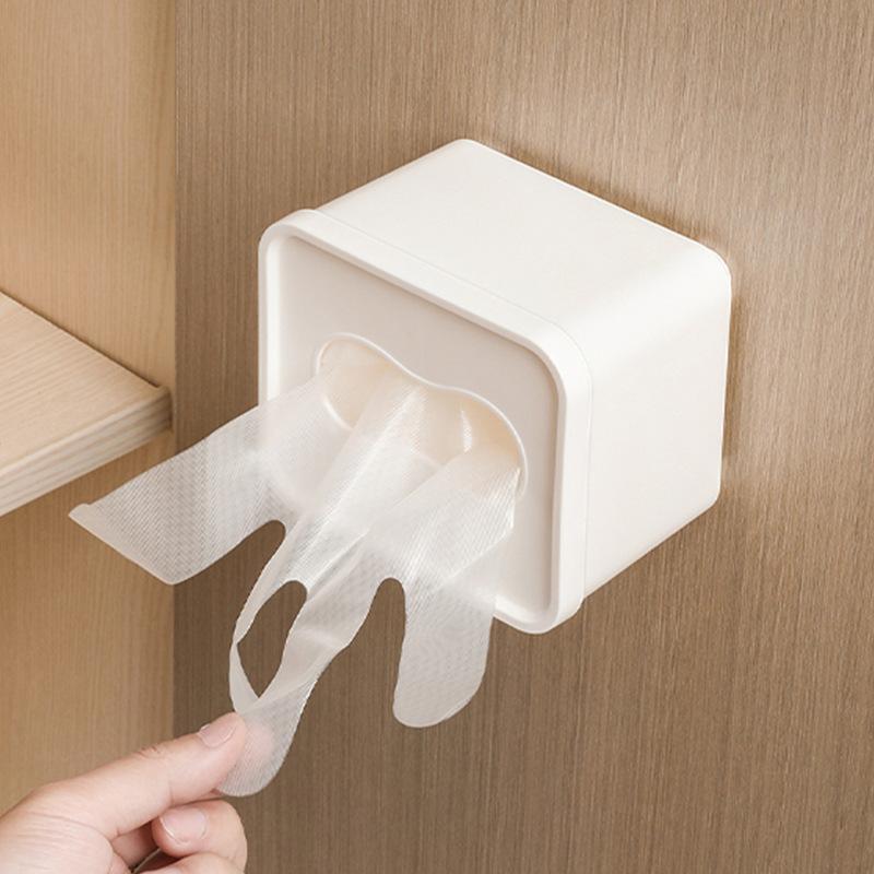 キッチン収納ケース 壁掛け 収納 壁 キッチン 袋収納 保存袋 壁掛け収納 保存カバー レジ袋 ビニール袋 マスク 排水口カバー 排水口ネット 使い捨 : gds-18194 : プラスナオ ...