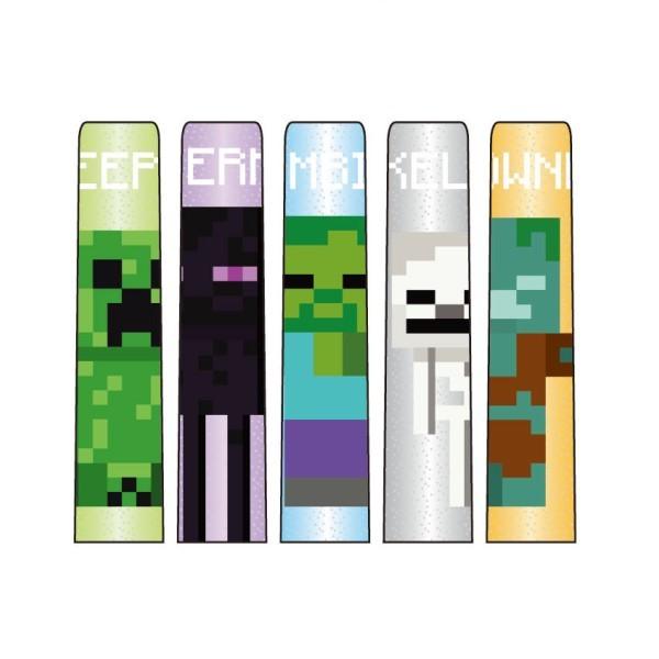 plusnao（プラスナオ） 鉛筆キャップ 5本セット マインクラフト Minecraft クリーパー エンダーマン 日本製 for 蓋 ふた フタ マイクラ ゲームキャラクター : プラス ...