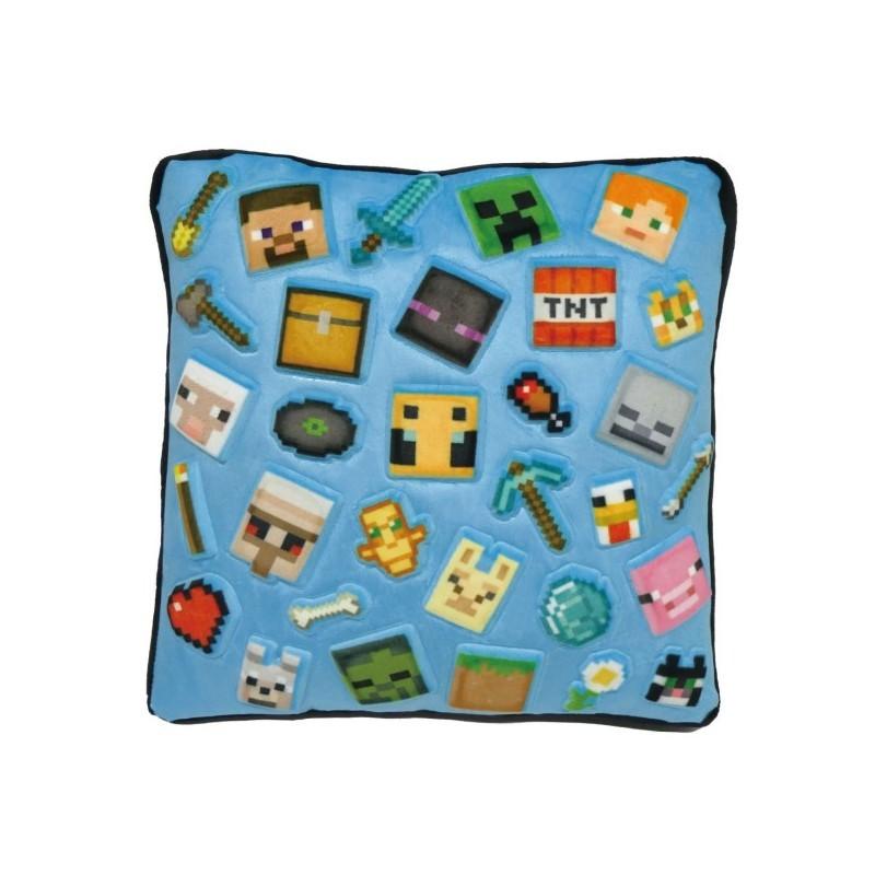 plusnao エンボスクッション マインクラフト 40cm 角型 四角 Minecraft マイクラグッズ for ゲームキャラクター グッズ : プラスナオYahoo!店 - 通販 ...