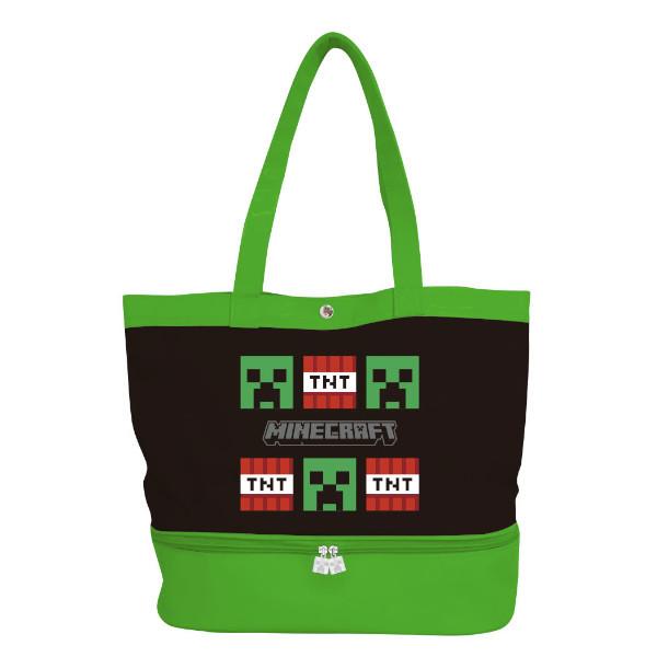 plusnao ビニールトート トートバッグ マインクラフト プールバッグ キッズ 子供 for クリーパー マイクラグッズ Minecraft カバン 鞄 : プラスナオYahoo!店 ...